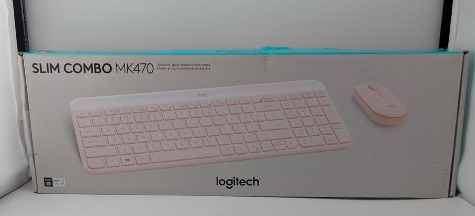Logitech MK470 Keyboard - Pink - Keyboards & Keypads