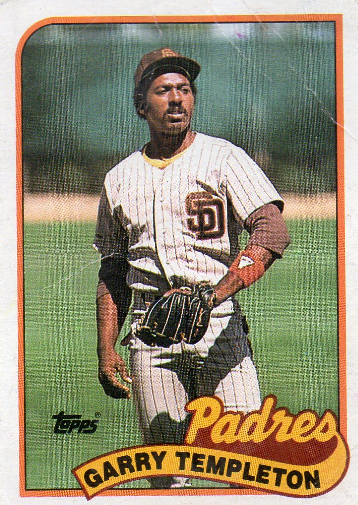 1989 Topps #121 Garry Templeton - San Diego Padres - Sports Trading Cards