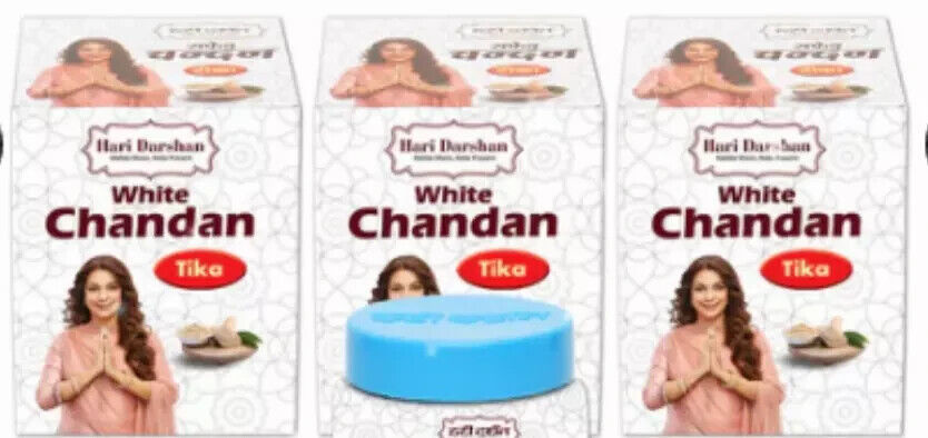 40 Gms Hari Darshan Chandan Tika safé, pâte humide de bois de santal ...