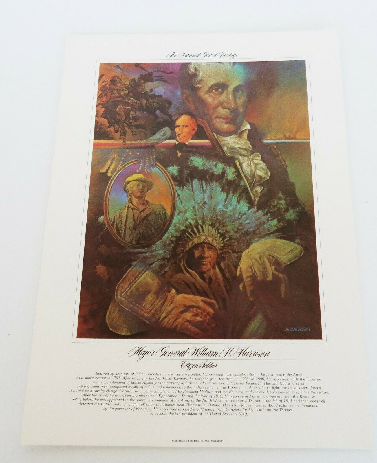 The National Guard Heritage 1983 Print Major General William Henry ...