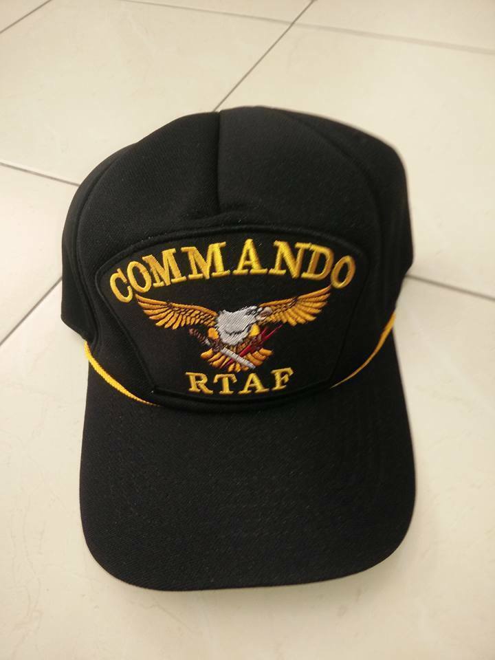 COMMANDO RTAF ROYAL THAI AIR FORCE CAP BALL SOLDIER MILITARY RTAF HAT - Uniforms