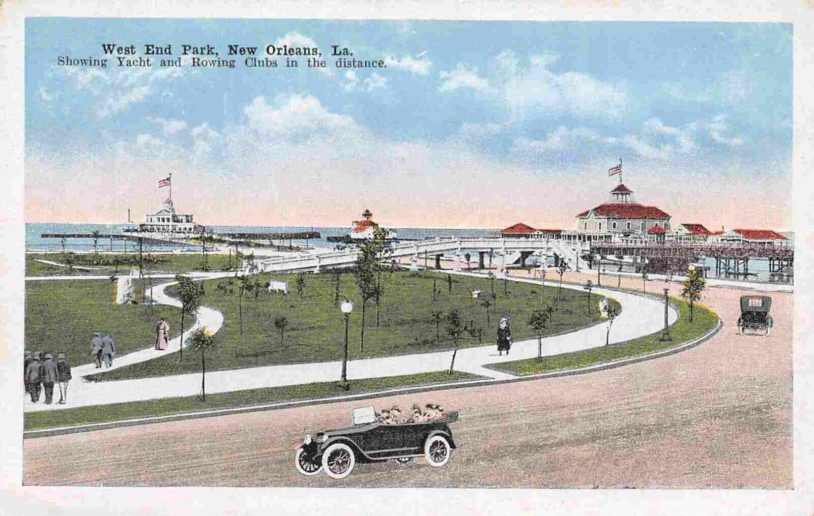 West End Park New Orleans Louisiana 1920s postcard - Topographical Postcards