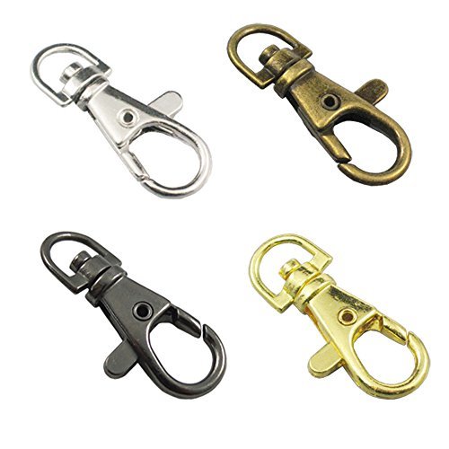 Bluemoona 10 Pcs - 5/16" 7mm Swivel Lobster Metal Clasps Clips Curved ...