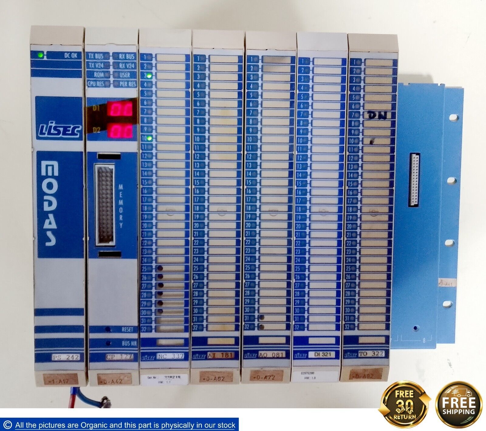 Lisec CP-127 ID 01-004-127 v1.2 CPU Module Sigmatek PLC Glass Processing System - PLC Processors