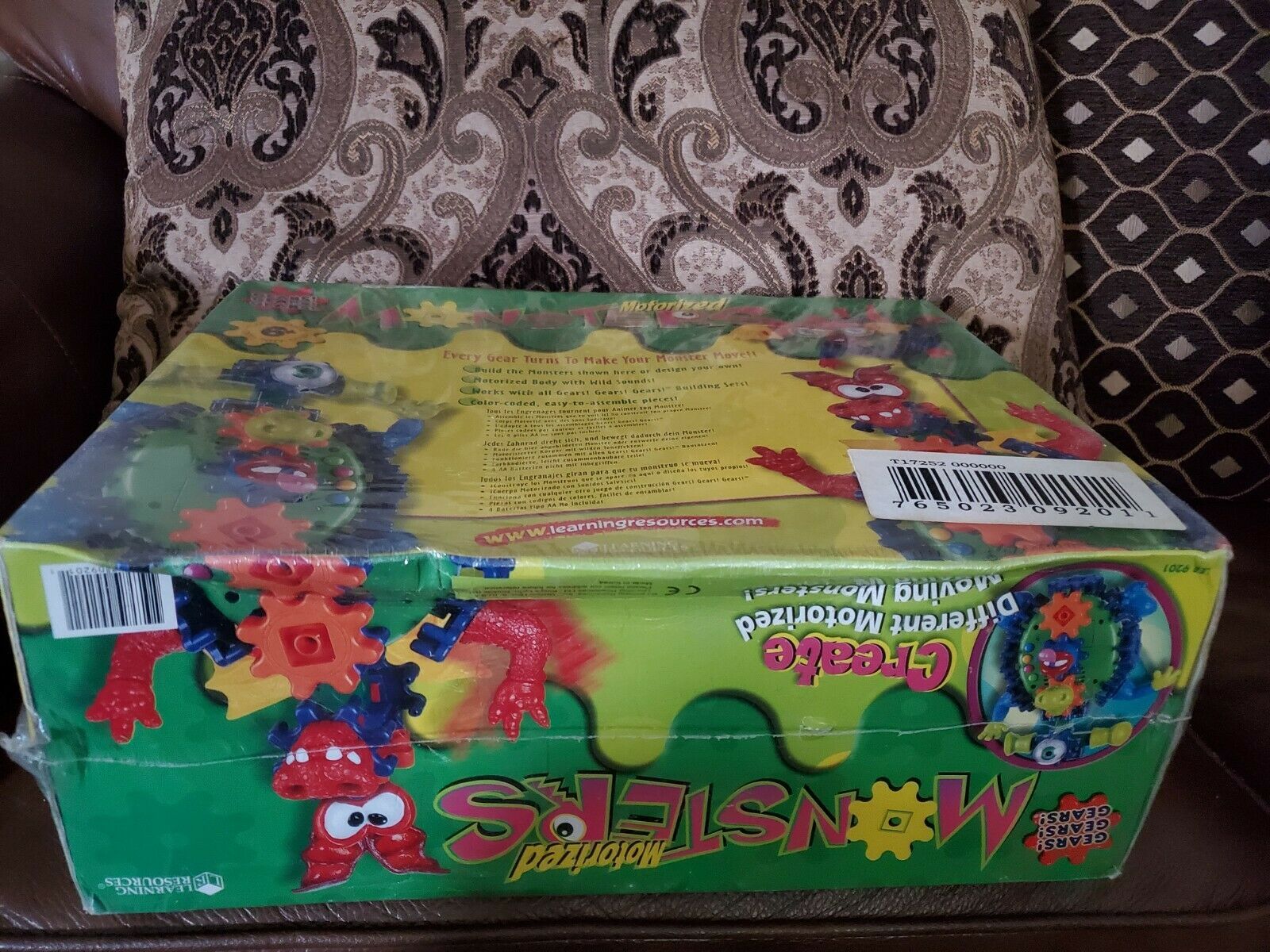 Motorized Monsters Buildable Gear Works Rotating & Sounds Monster Toy ...