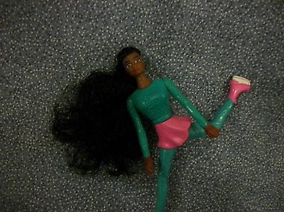 McDonald's Mattel Barbie Figure Ice Skating PVC 4" - Fast Food