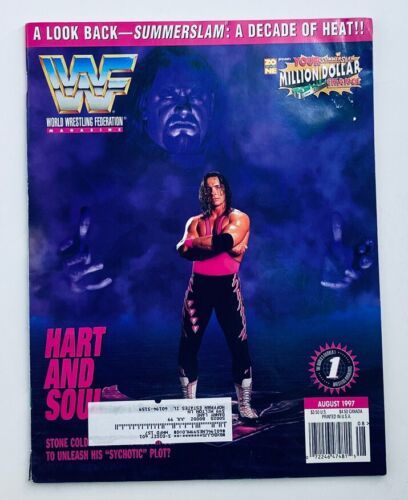 WWF World Wrestling Federation Magazine August 1997 The Undertaker w ...