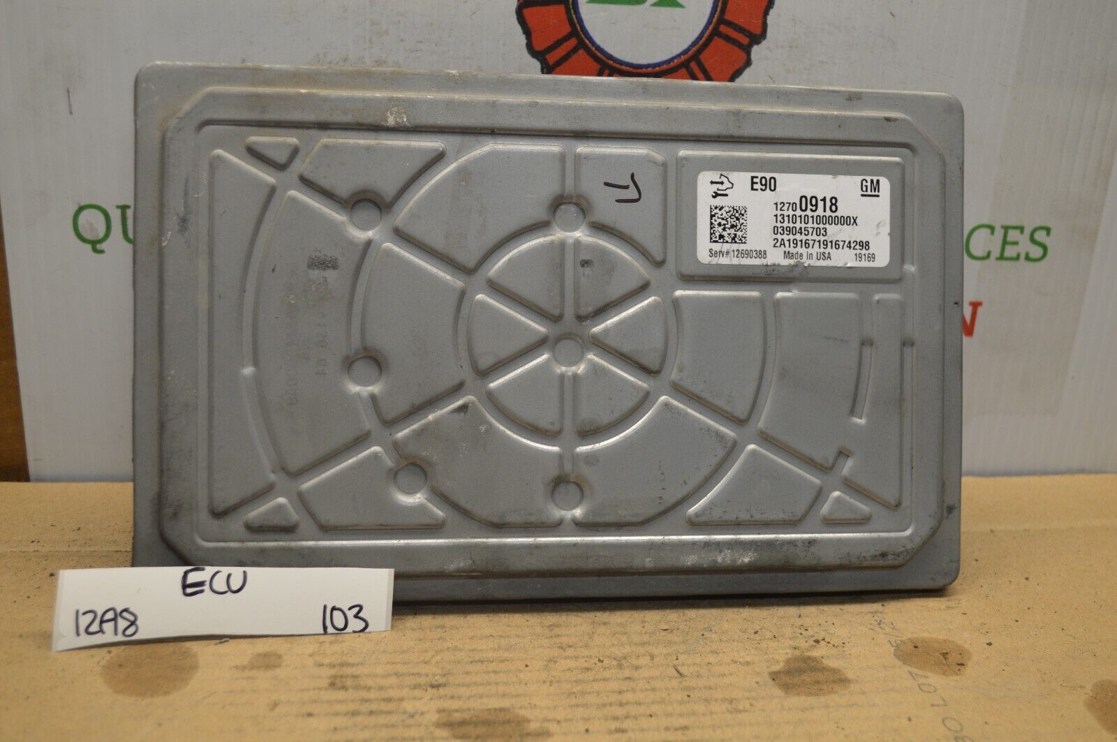 2019-21 Chevrolet Silverado Engine Control Unit ECU 12690388 Module 103 ...