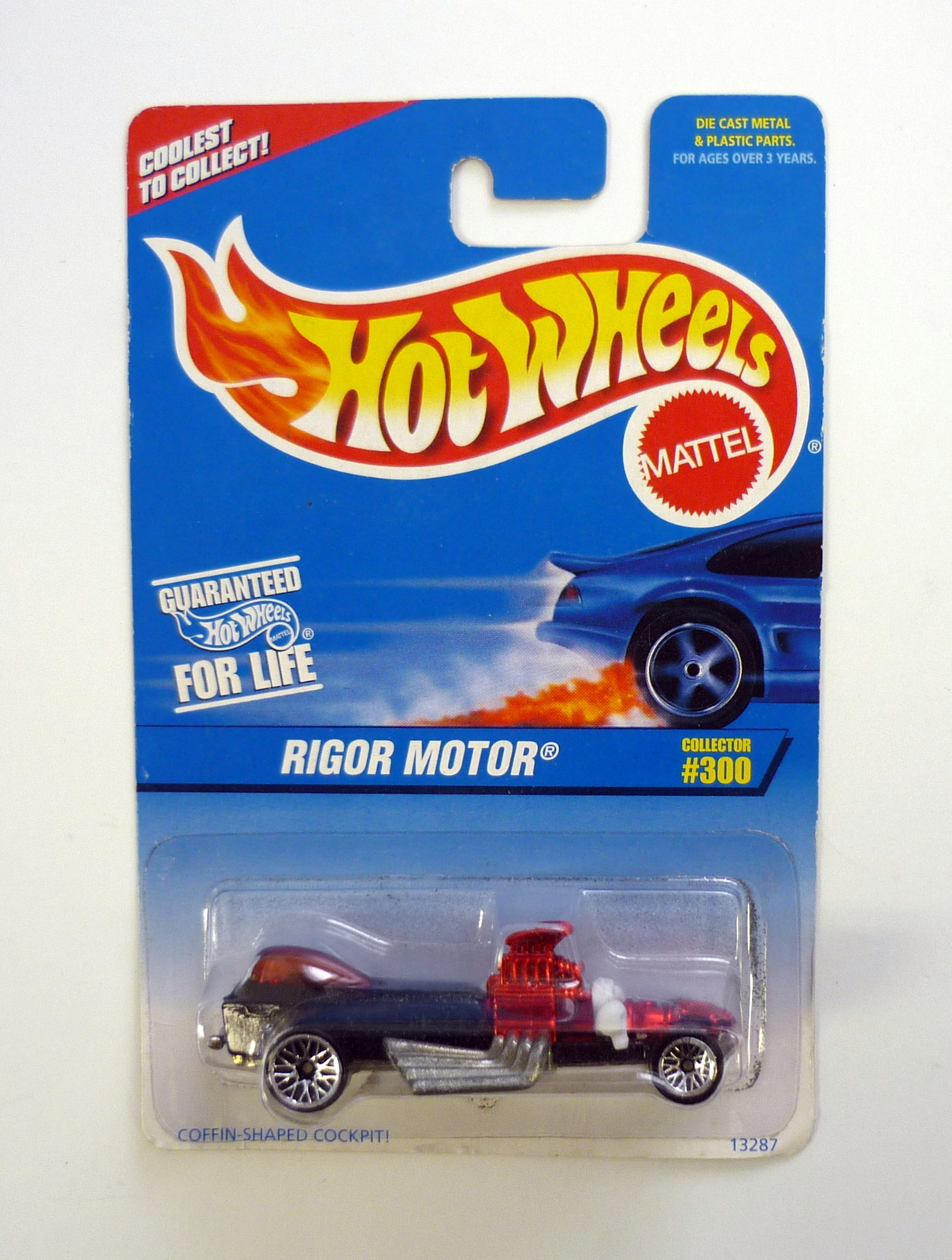 Hot Wheels Rigor Motor #300 Black Die-Cast Car 1997 - Contemporary ...