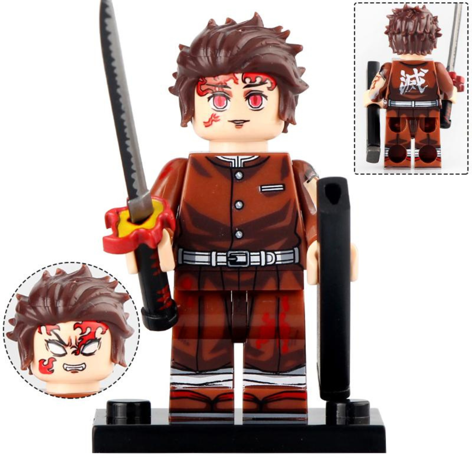Demon Slayer Training Arc Tanjiro Kamado Minifigures Accessories ...