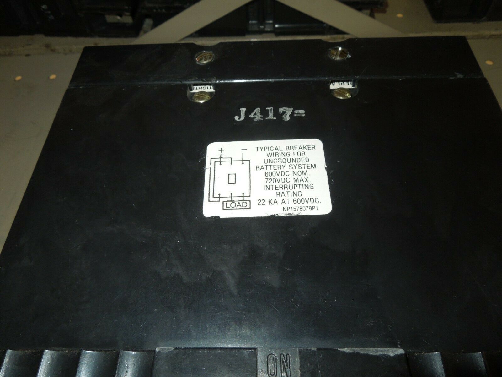 GE TKM836F000 Circuit Breaker 800A Frame 3P 600V AC 800 A Trip W/ Aux ...