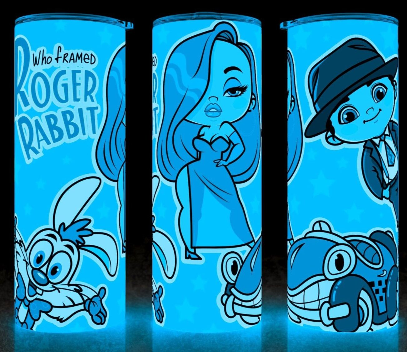 Glow in Dark Roger Rabbit and Jessica Rabbit Cartoon Classic Cup Mug ...