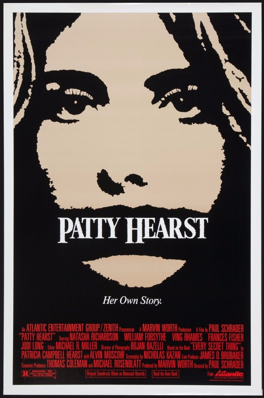 PATTY HEARST 27x41 Original Movie Poster One Sheet 1988 Natasha ...
