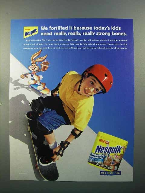 2001 Nestle Nesquik Ad - Really Strong Bones - 1990-Now