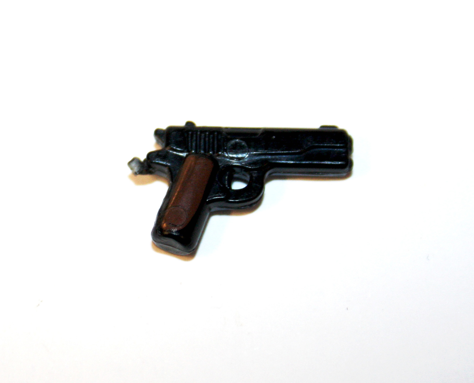Handgun semiautomatic pistol with wood grips weapon Gun - LEGO (R ...