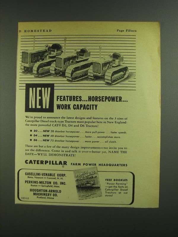 1955 Caterpillar CAT D2, D4 and D6 tractors and 50 similar items
