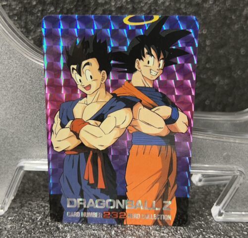 Dragon Ball Z Hero Collection #232 Prism 2001 DBZ Gohan Goku Funimation ...