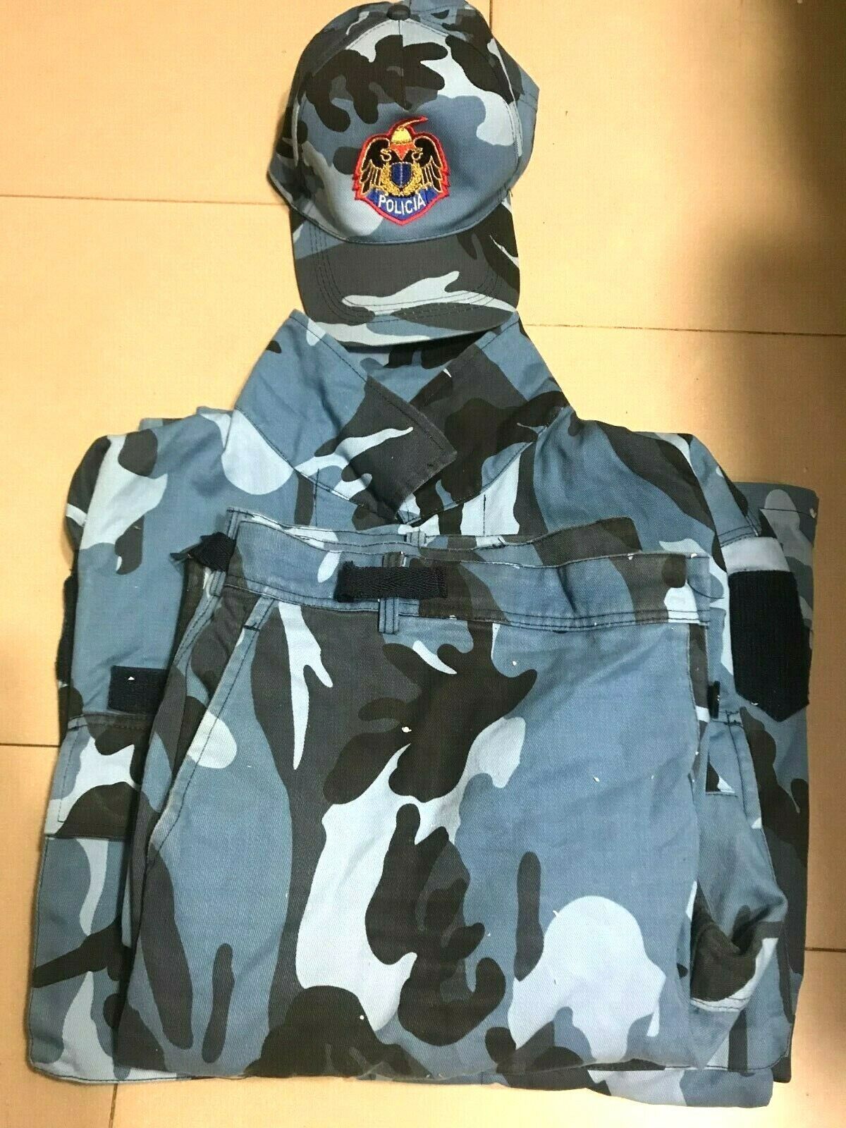 ALBANIAN POLICE CAMOUFLAGE UNIFORM SET-very rare - Uniforms & BDUs