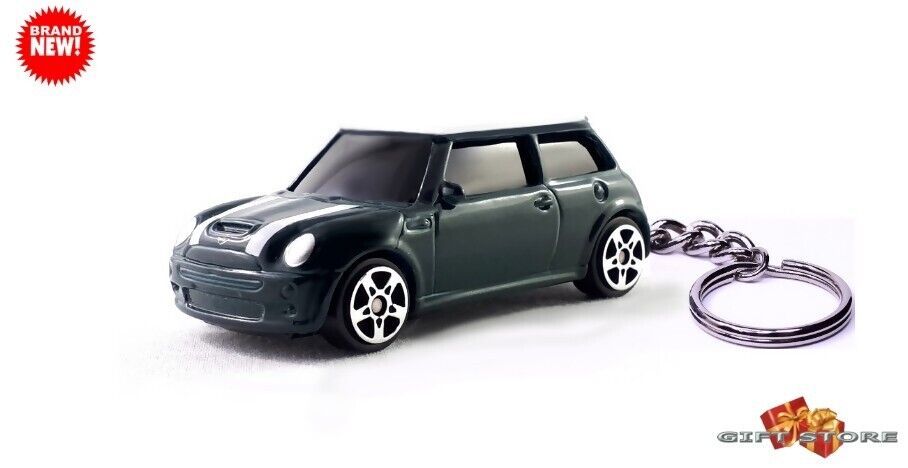 RARE KEYCHAIN BRITISH RACING GREEN BMW MINI COOPER S CUSTOM Ltd GREAT ...