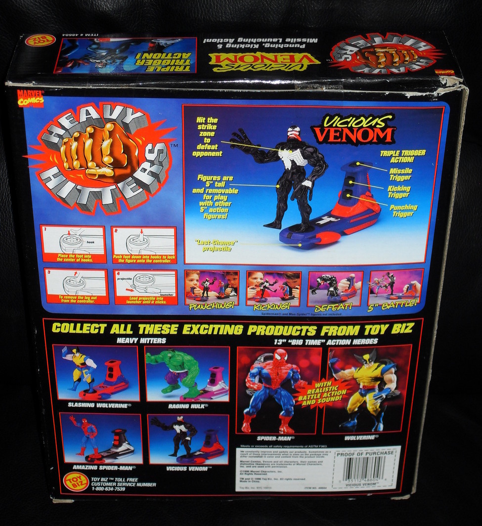 1996 Marvel Spider Man Vicious Venom Heavy and 50 similar items