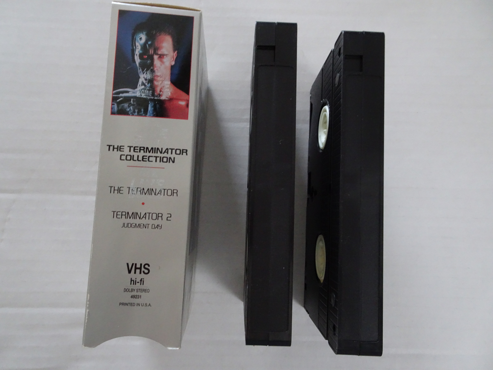 The Terminator Collection - VHS Tape 2-Tape Set - Starring Arnold ...