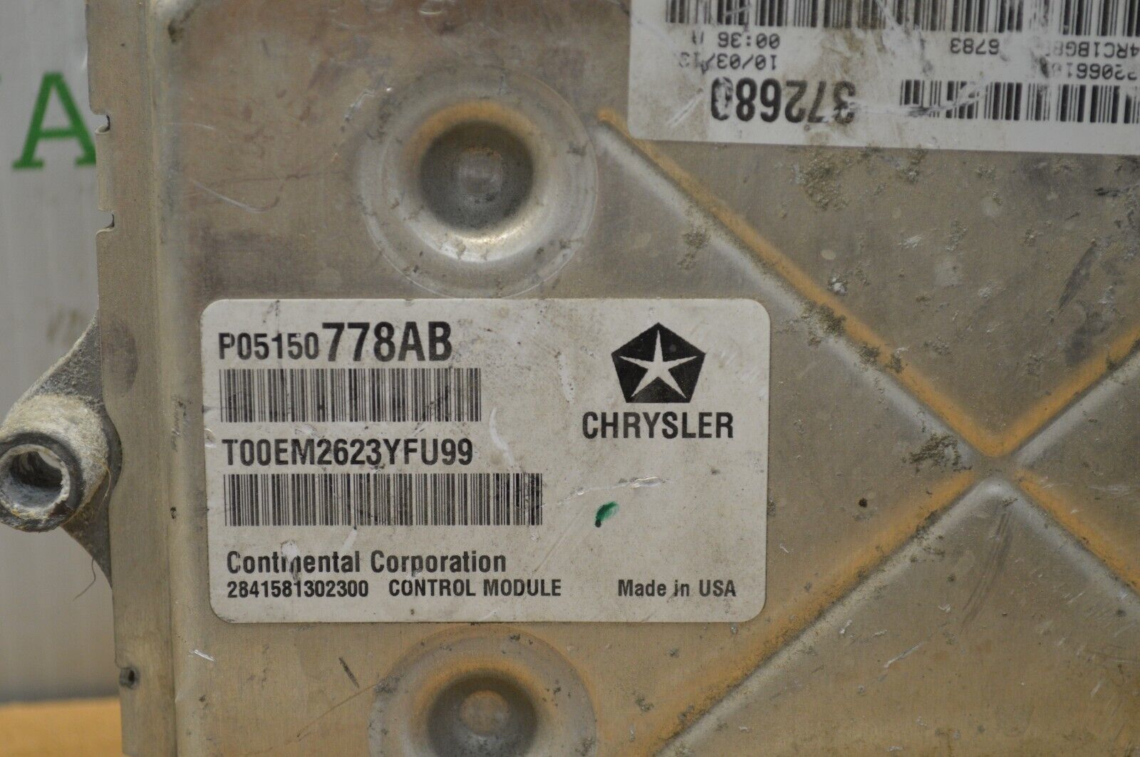 2016 Dodge Caravan 3.6L Engine Control Unit ECU P05150778AB Module 80 ...