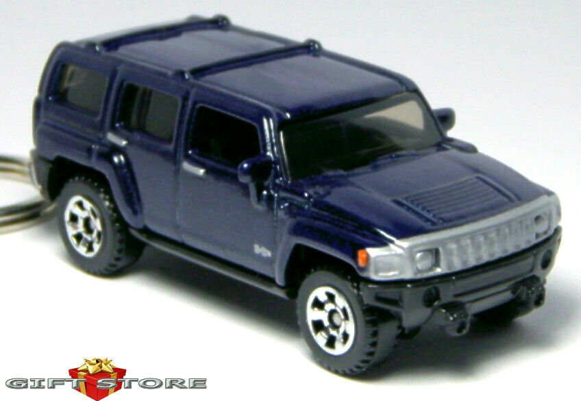 RARE!! KEY CHAIN BLUE HUMMER H3 4X4 TRUCK SUV HUMVEE CUSTOM LIMITED ...