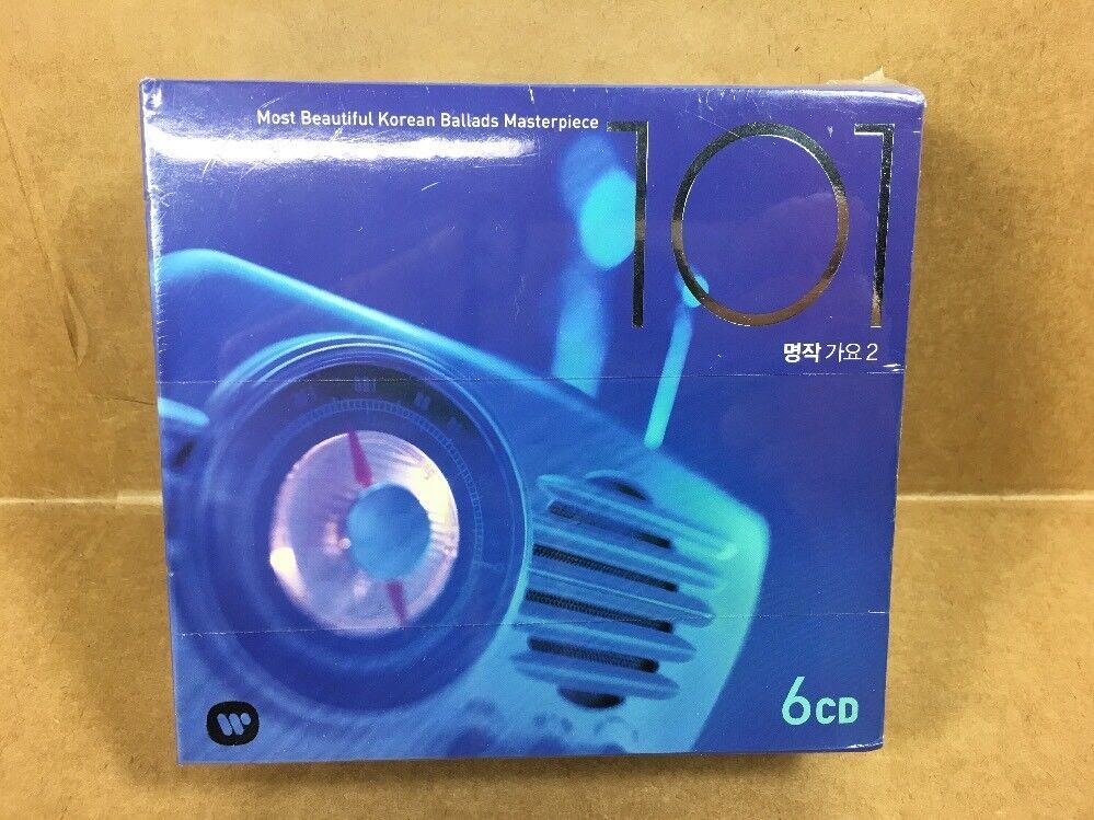 Most Beautiful Korean Ballads Masterpiece 101 - 6 CD - Warner Music Korea - CDs