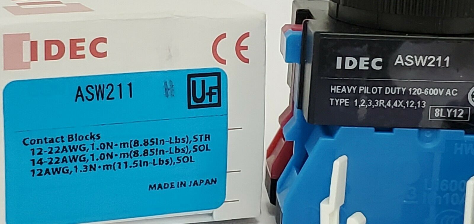 NIB IDEC ASW211 SELECTOR SWITCH CONTROL UNIT - Everything Else