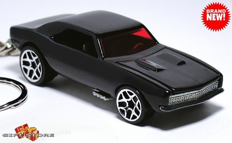 VERY RARE KEY CHAIN RING 67/1968 BLACK CHEVY CAMARO RS/SS CUSTOM ...