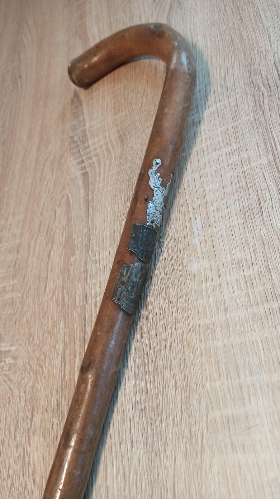 Vintage German Hiking Stick Walking Cane 1930-40 - Canes & Walking Sticks