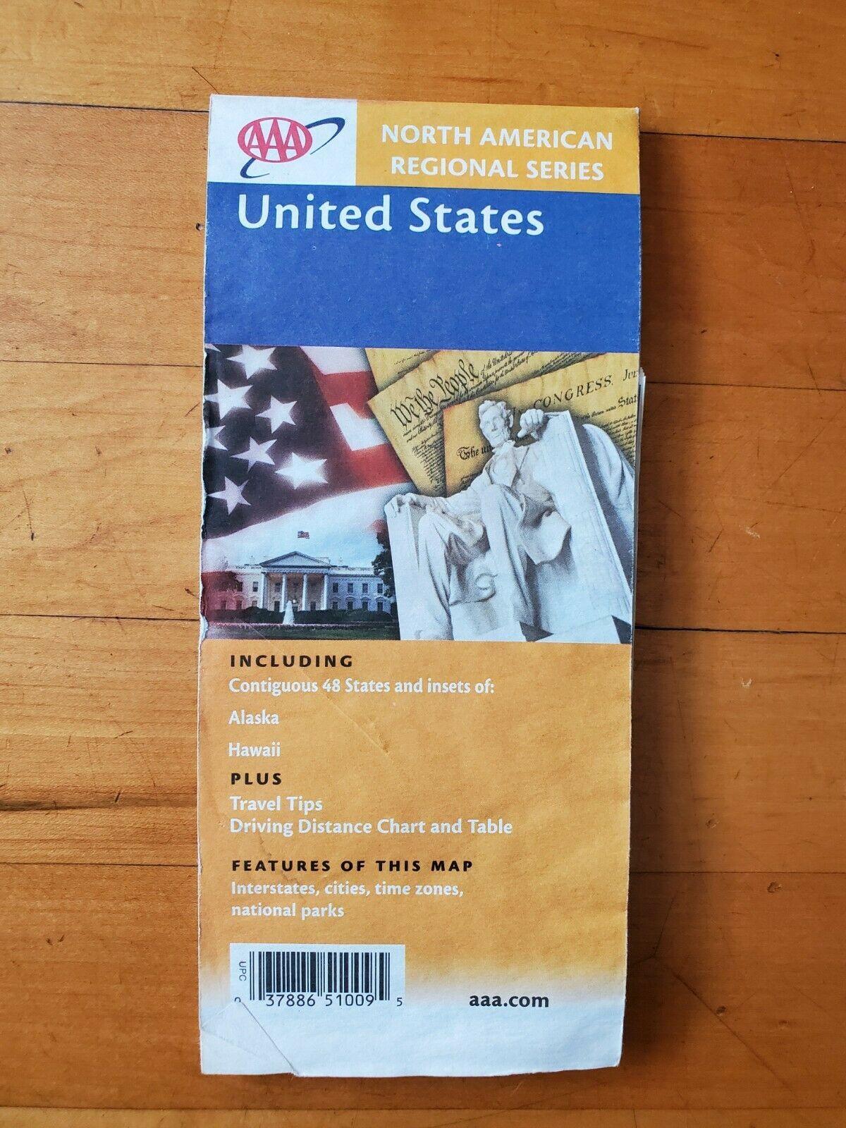 AAA 2004 United States Map North American Regional Series 48 plus ...