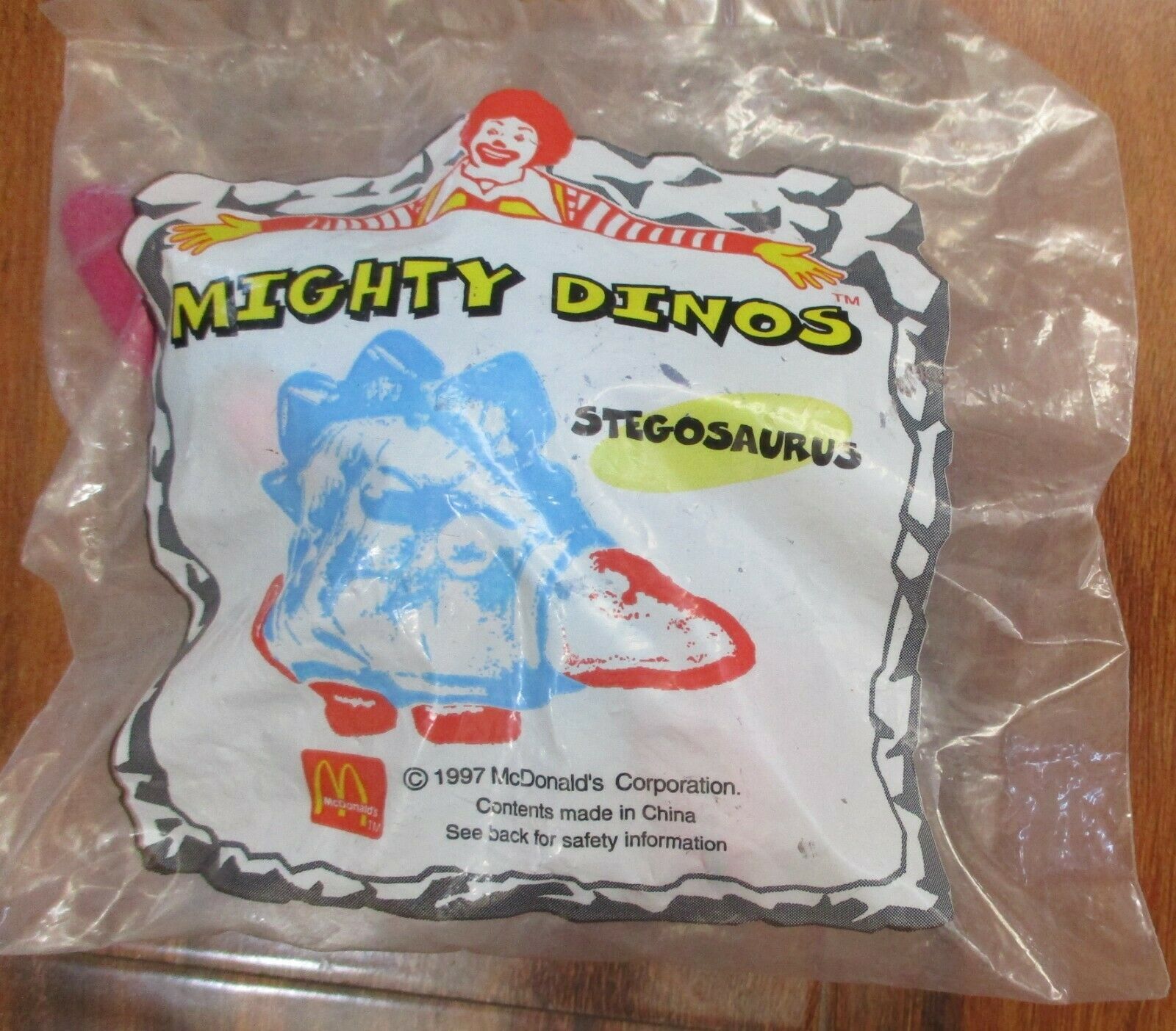 McDonald's Mighty Dinos Stegosaurus 1997 NEW - Fast Food