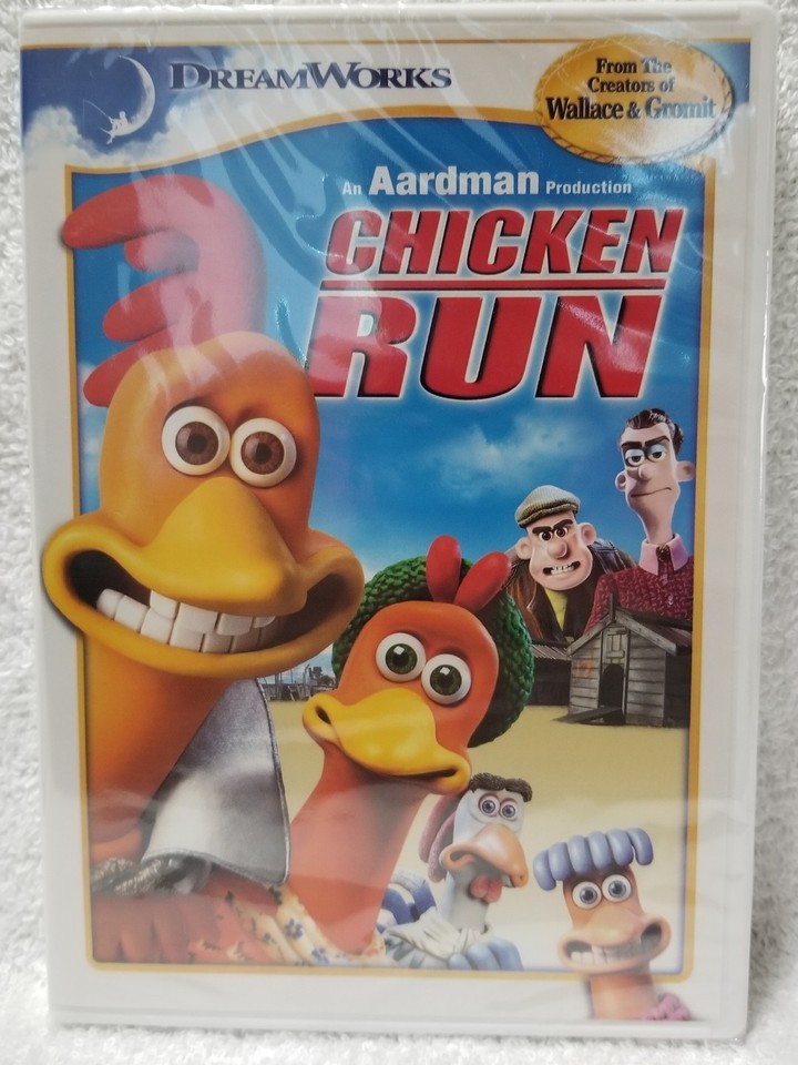CHICKEN RUN Aardman DreamWorks Animation Kids (DVD, 2006 Widescreen ...