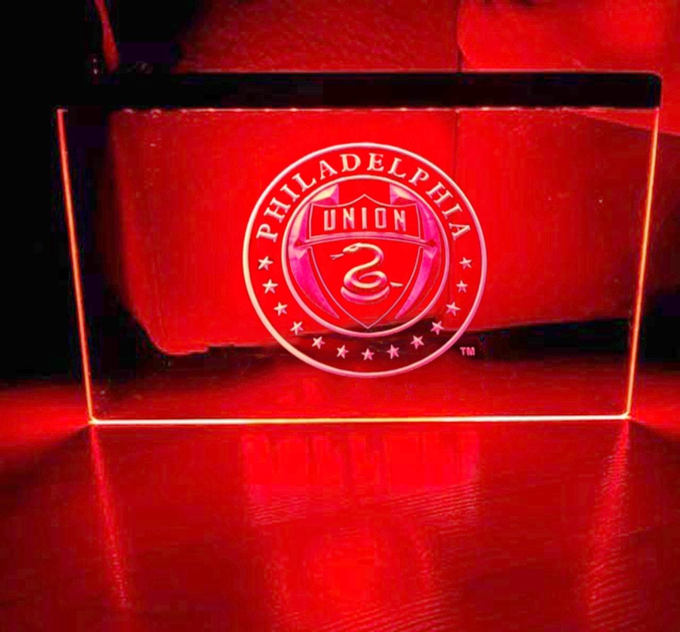 Philadelphia Union Neon LED Light Sign Hang Wall Decor, Lights Craft ...