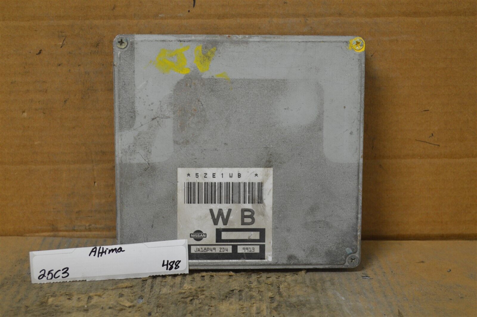 2000 Nissan Altima 2.4L AT Engine Control Unit ECU JA18P49ZD4 Module ...