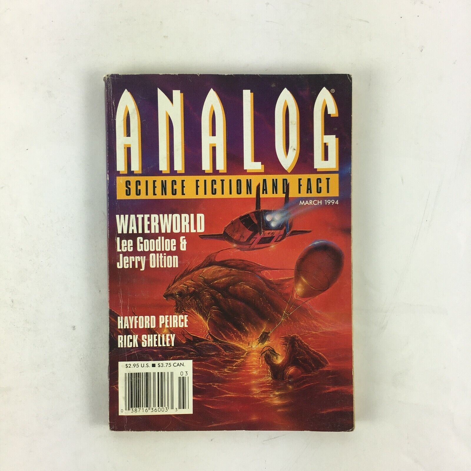 March 1994 Analog ScienceFiction Fact Magazine WaterworldLee Goodloe ...
