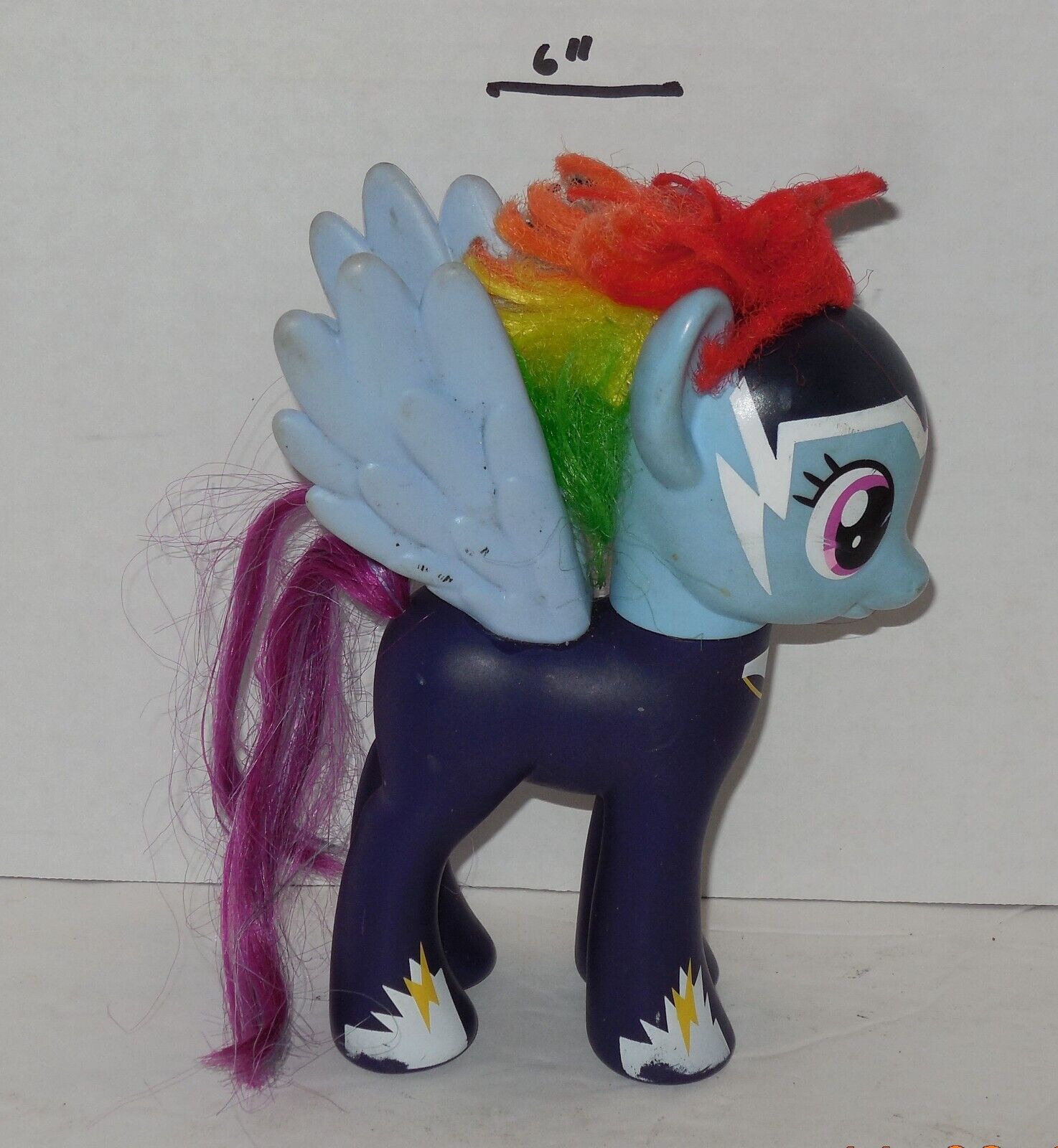 2010 My Little Pony Power Ponies Super Hero Rainbow Dash G4 MLP Horse ...