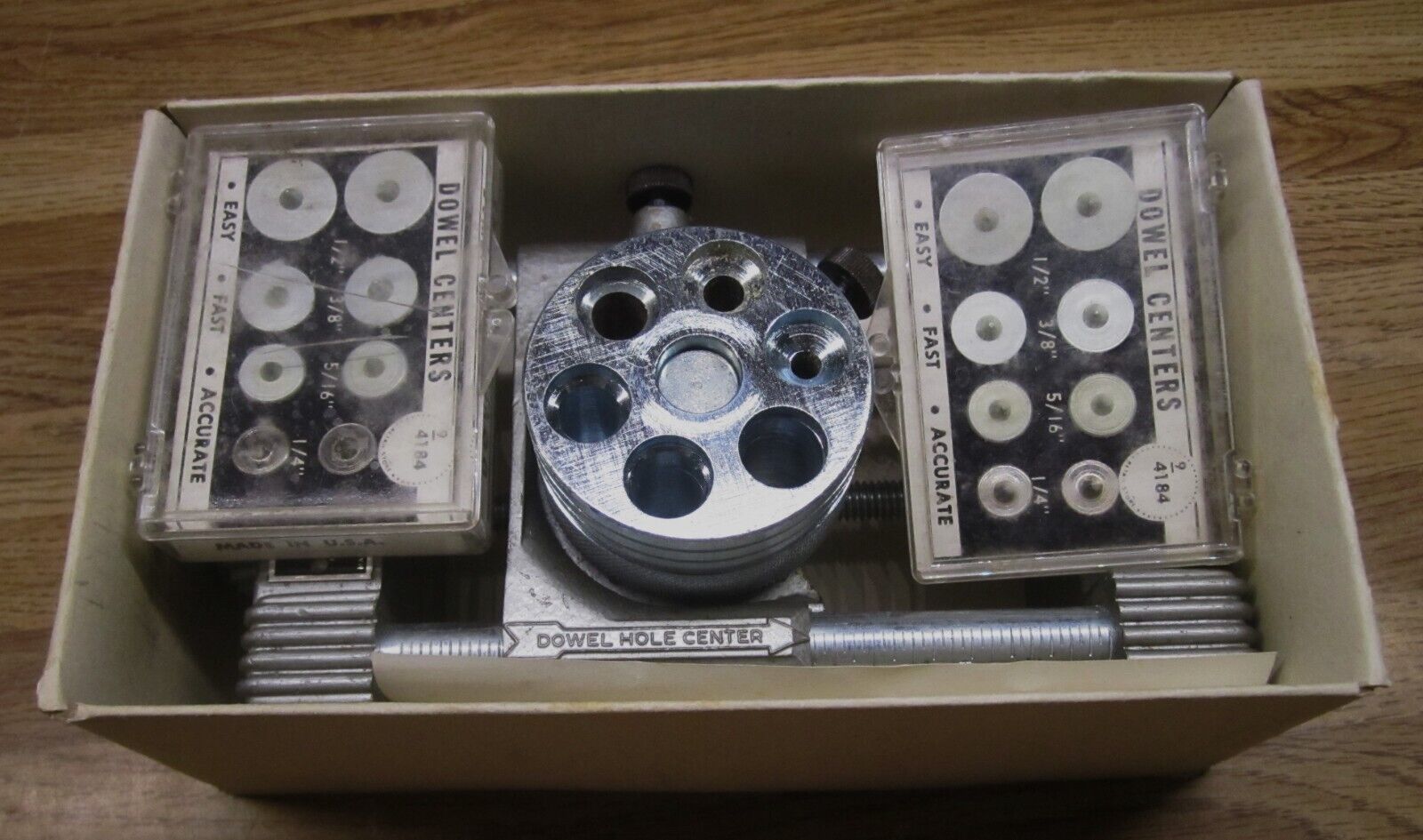 Vintage Sears Craftsman 4186 Revolving-Turret Doweling Jig With Dowel ...