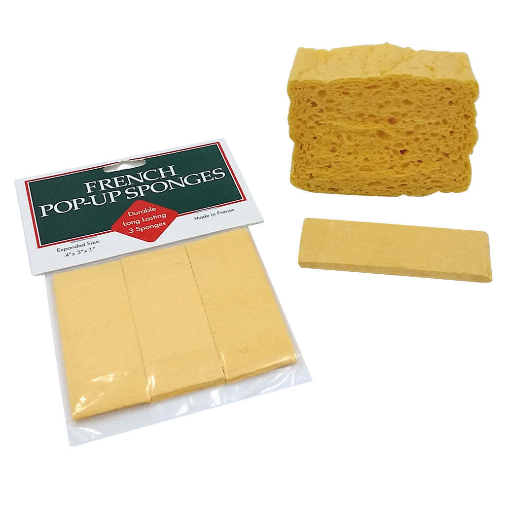 French Pop-Up Sponge - 3 Pack - Kitchen, Dining & Bar