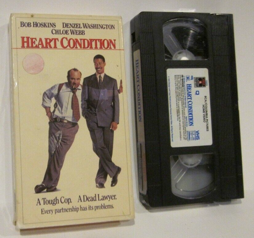 Heart Condition VHS VCR Video Tape Used Movie Denzel Washington - VHS Tapes
