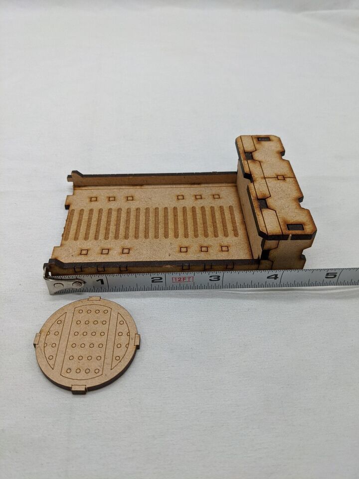 Laser Cut Wooden Wargame RPG City Terrain Scenery - Terrain & Scenery