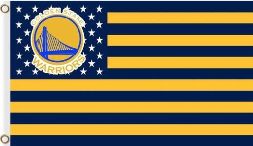 Golden State Warriors Blue Flag 3X5Ft Polyester Banner USA Digital ...