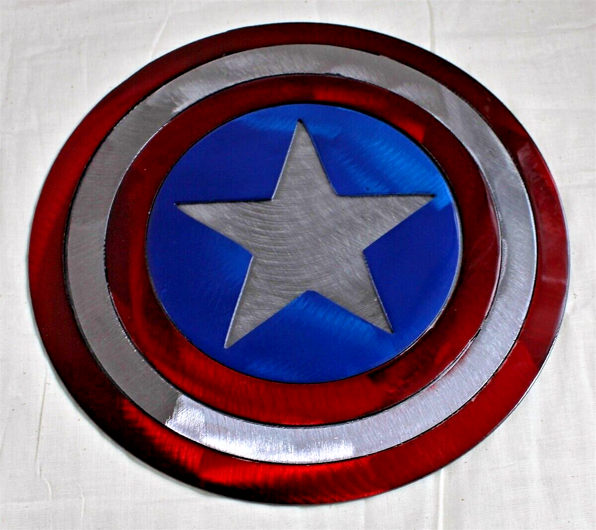 Captain America Metal Wall Art 11" x 11" - Sculptures & Figurines