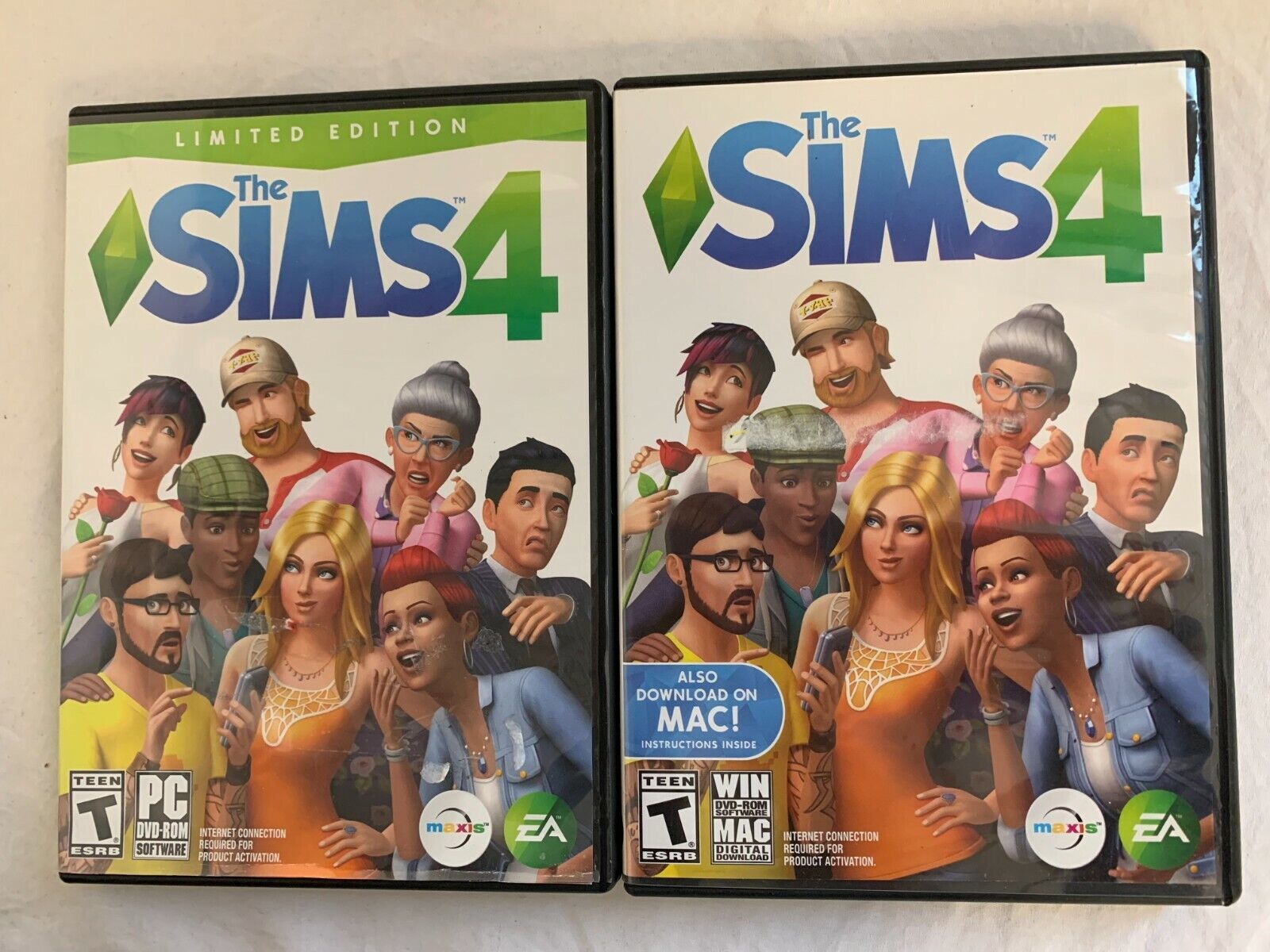 12 Game Bundle Sims 4 Limited Ed And Sims 3 Starter Pack Pc Mac Dvd Rom