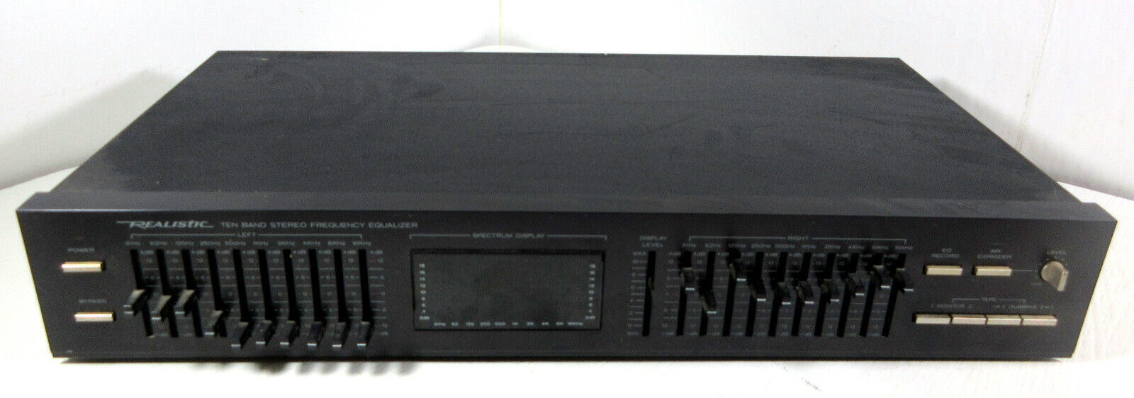 Realistic 31-2020A 10 Band Wide Range Stereo Spectrum Analyzer ...