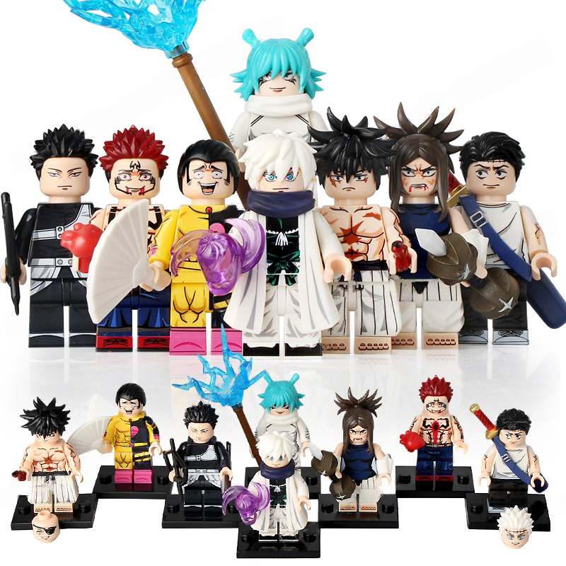 8pcs Jujutsu Kaisen Satoru Megumi Sukuna Hajime Yuta Noritoshi ...