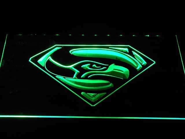 Seattle Seahawks LED Neon Sign Bar Pub Club Football Rugby Team NFC ...