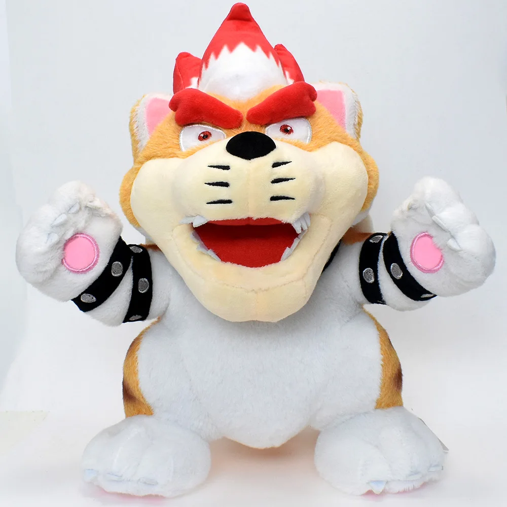 Super Mario Bros. Wonder Meowser Cat Bowser Koopa 11 in Stuffed Animal ...