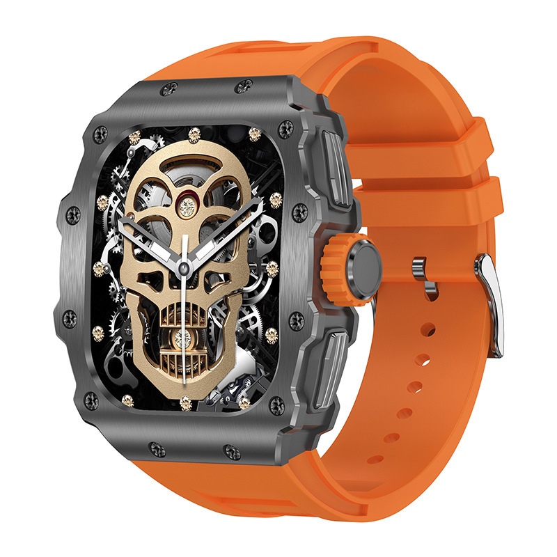 Ak65 Bluetooth Calling Watch 1.95Amoled Screen Voice Assistant Heart Rate Blood - Smart Watches